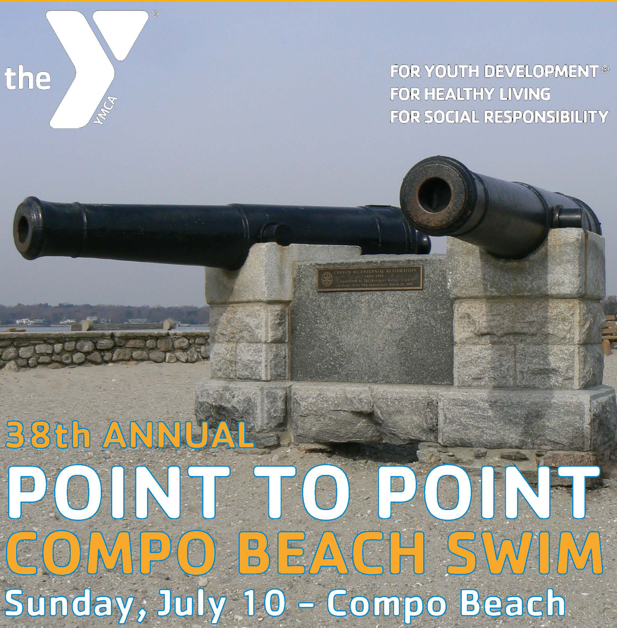 38th Annual Point to Point Compo Beach Swim - Westport Weston Family YMCA